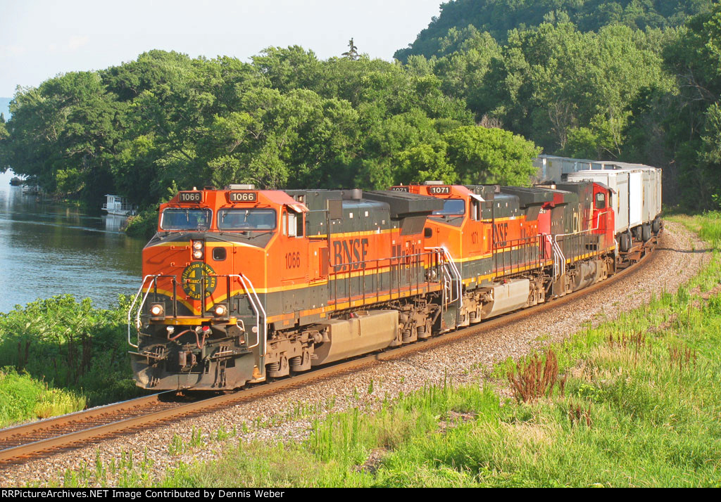BNSF 1066, CP's River Sub.